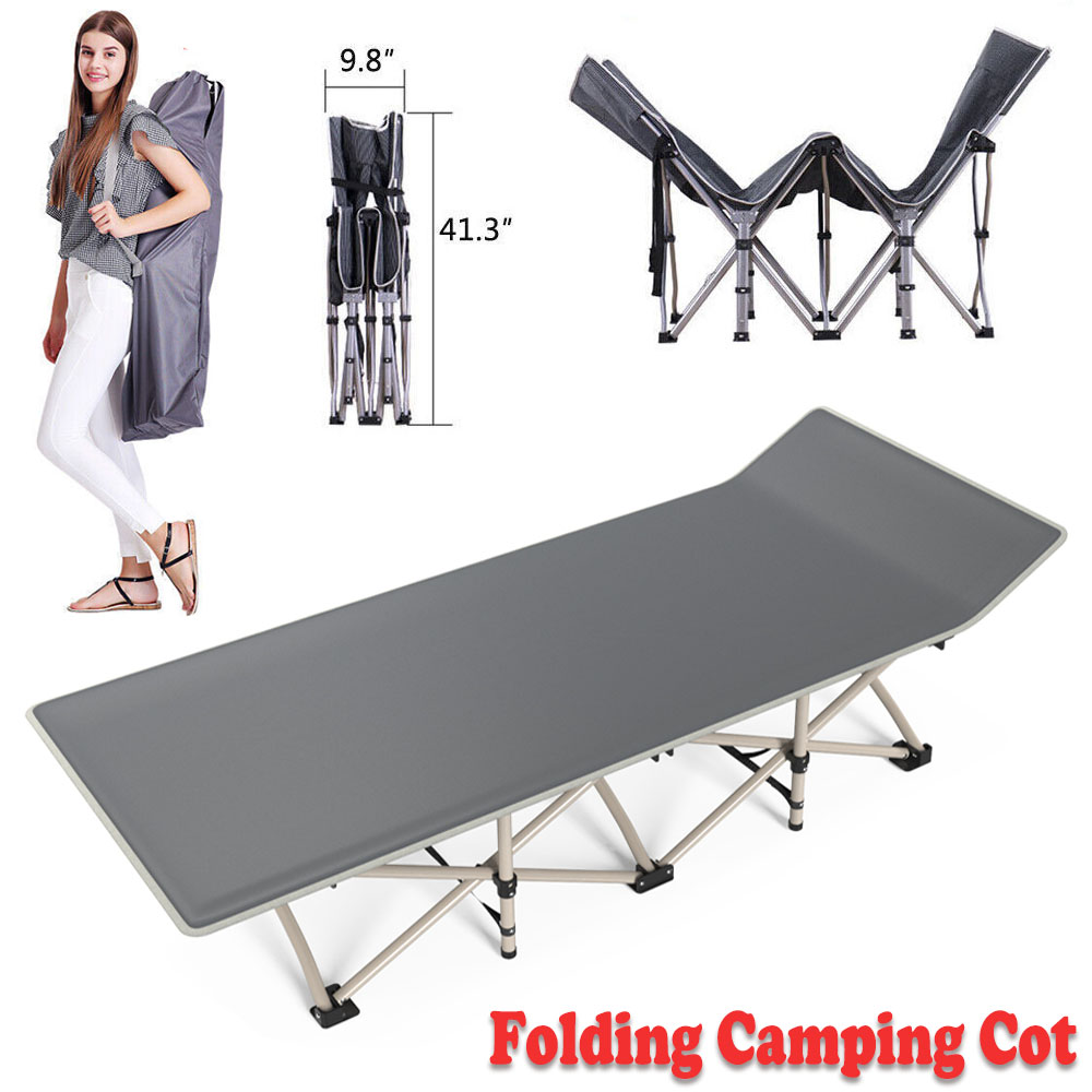 Magshion Folding Camping Cot, Portable Sleeping Cot Durable Lightweight ...
