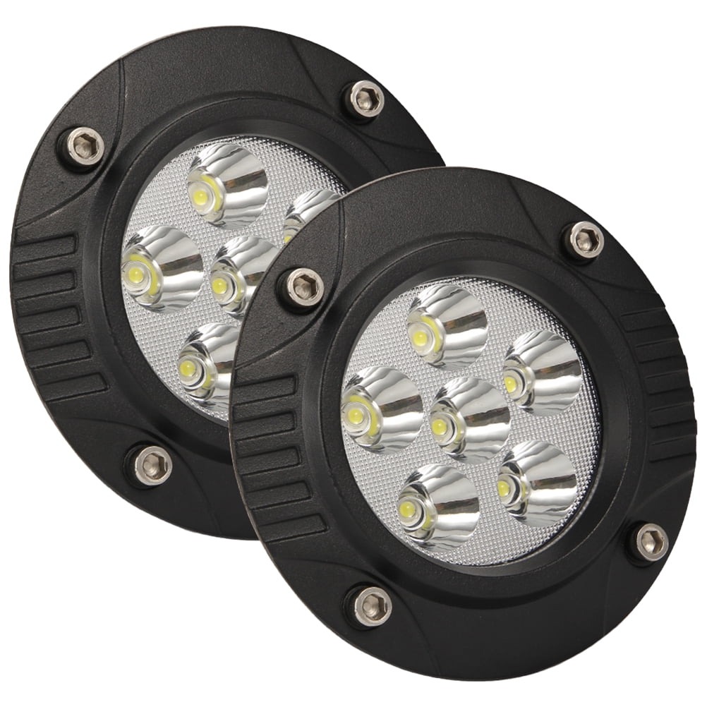 SENSETH 1 Pair 5 Inches Embedded SUV Work Lamp Universal LED Car Lamps ...