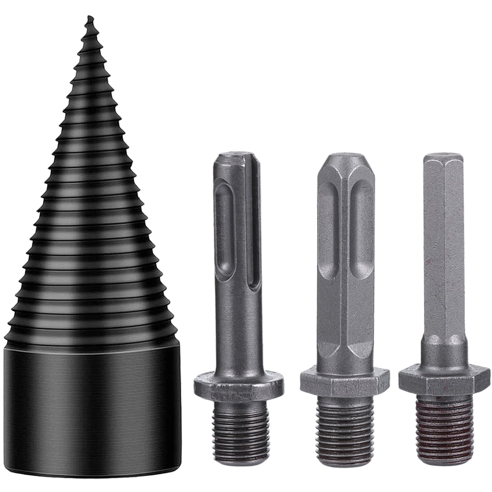 SENSETH 1 Set Firewood Drill Bit Wood Splitter Log Splitter 50mm ...