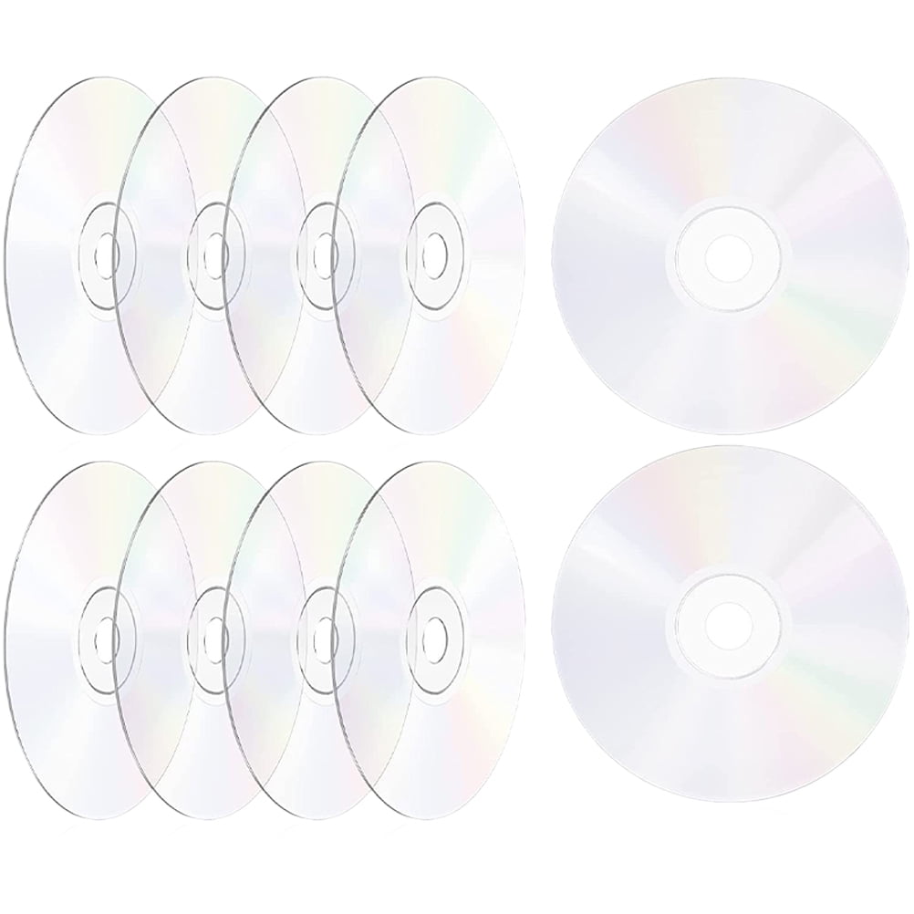 SENSETH 10 Clear CDs for DIY Aesthetic Wall Decor - Walmart.com