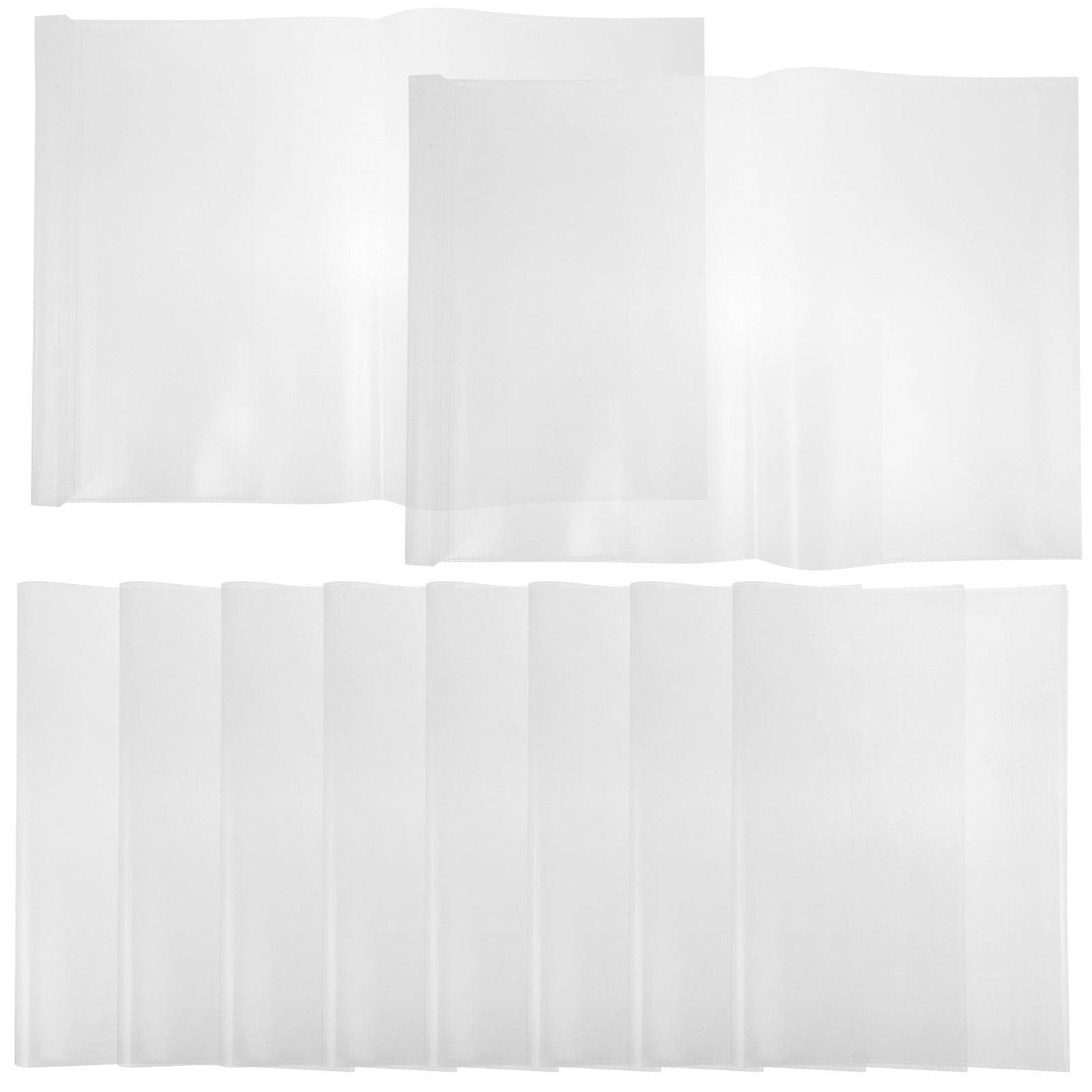 SENSETH 10 Clear Plastic Notebook Covers for Students and Business ...