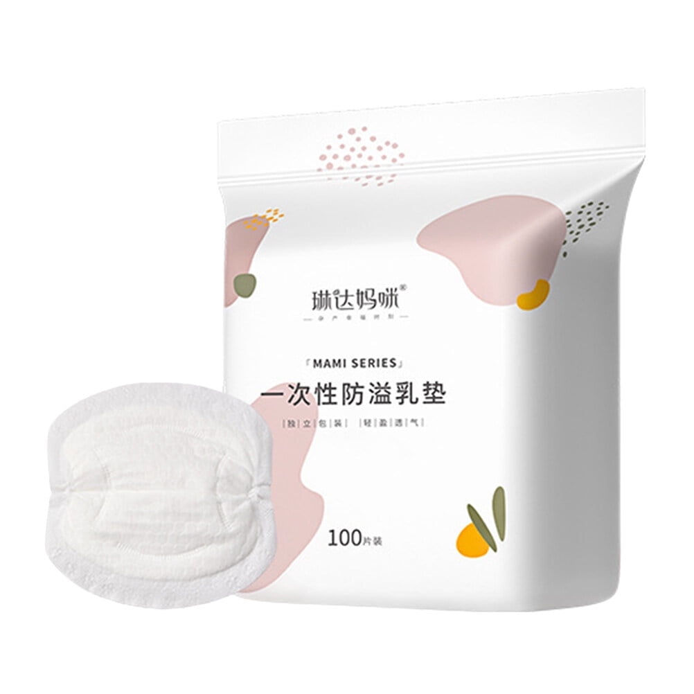 SENSETH 100pcs Disposable Breastfeeding Breast Pads Breathable Breast Nursing Pads - Walmart.com