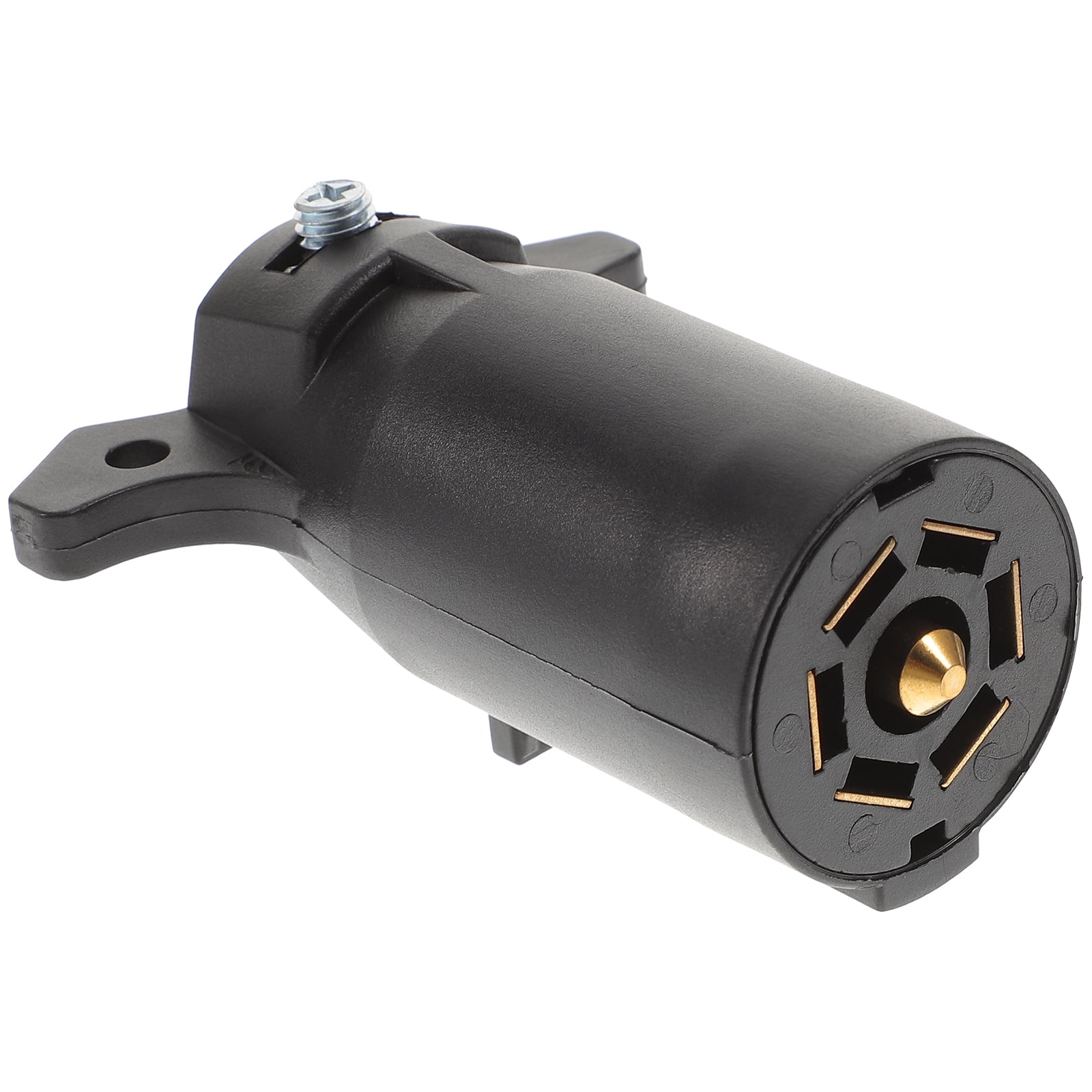 SENSETH 12V 7 Pin RV Trailer Wiring Adapter (Black) - Walmart.com