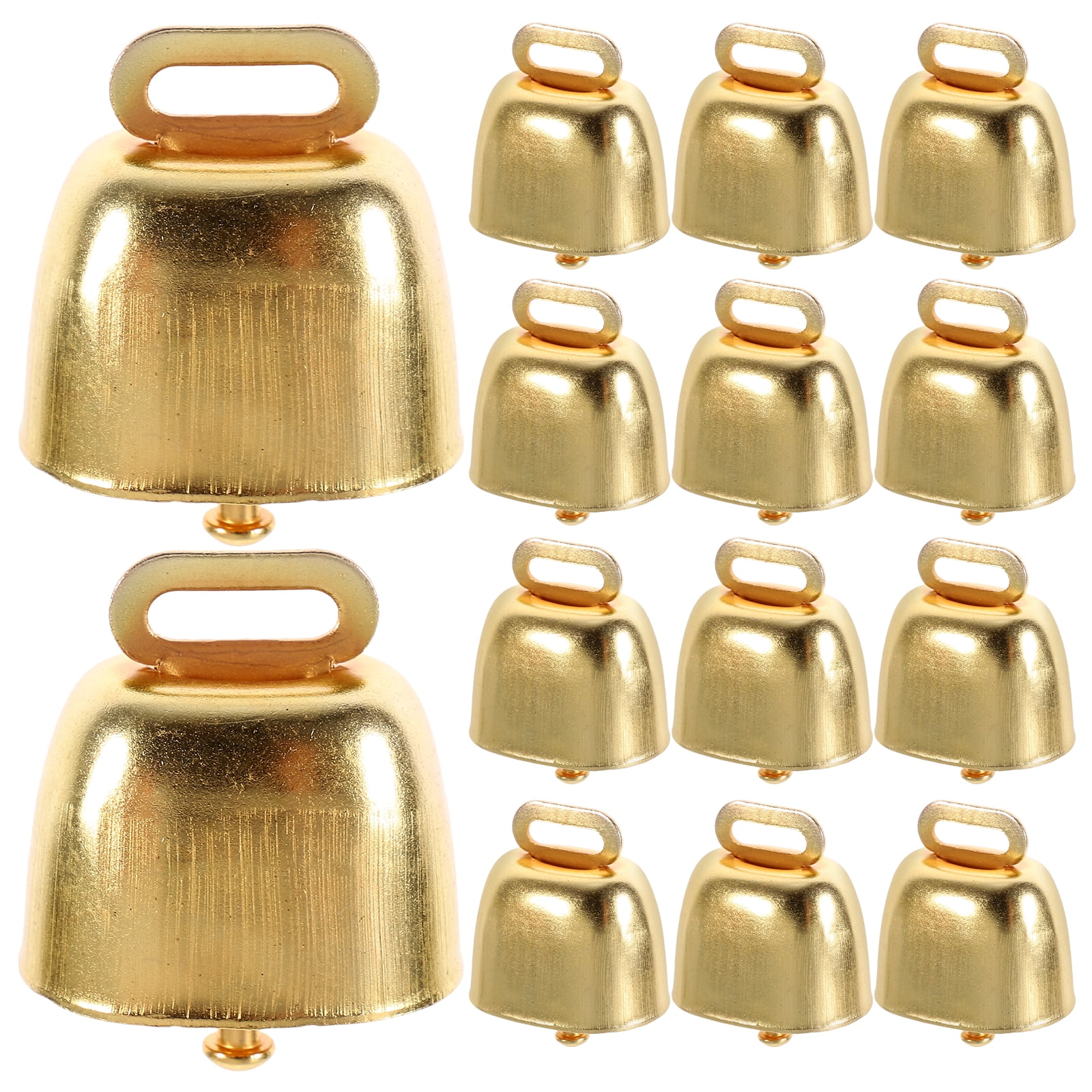 SENSETH 15Pcs Metal Animal Bells Anti-lost Animal Bells Farm Loud Bells ...