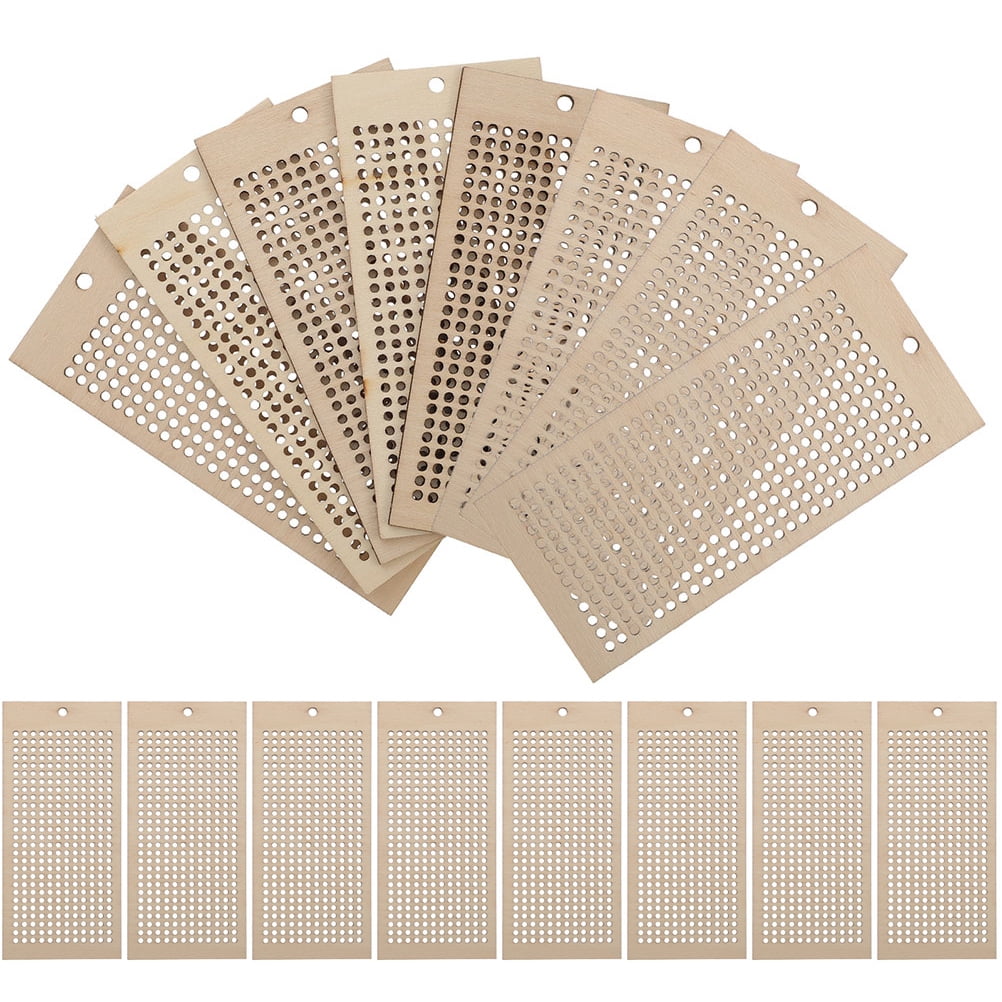 SENSETH 16pcs Wooden Cross Stitch Blanks for DIY Crafts - Walmart.com