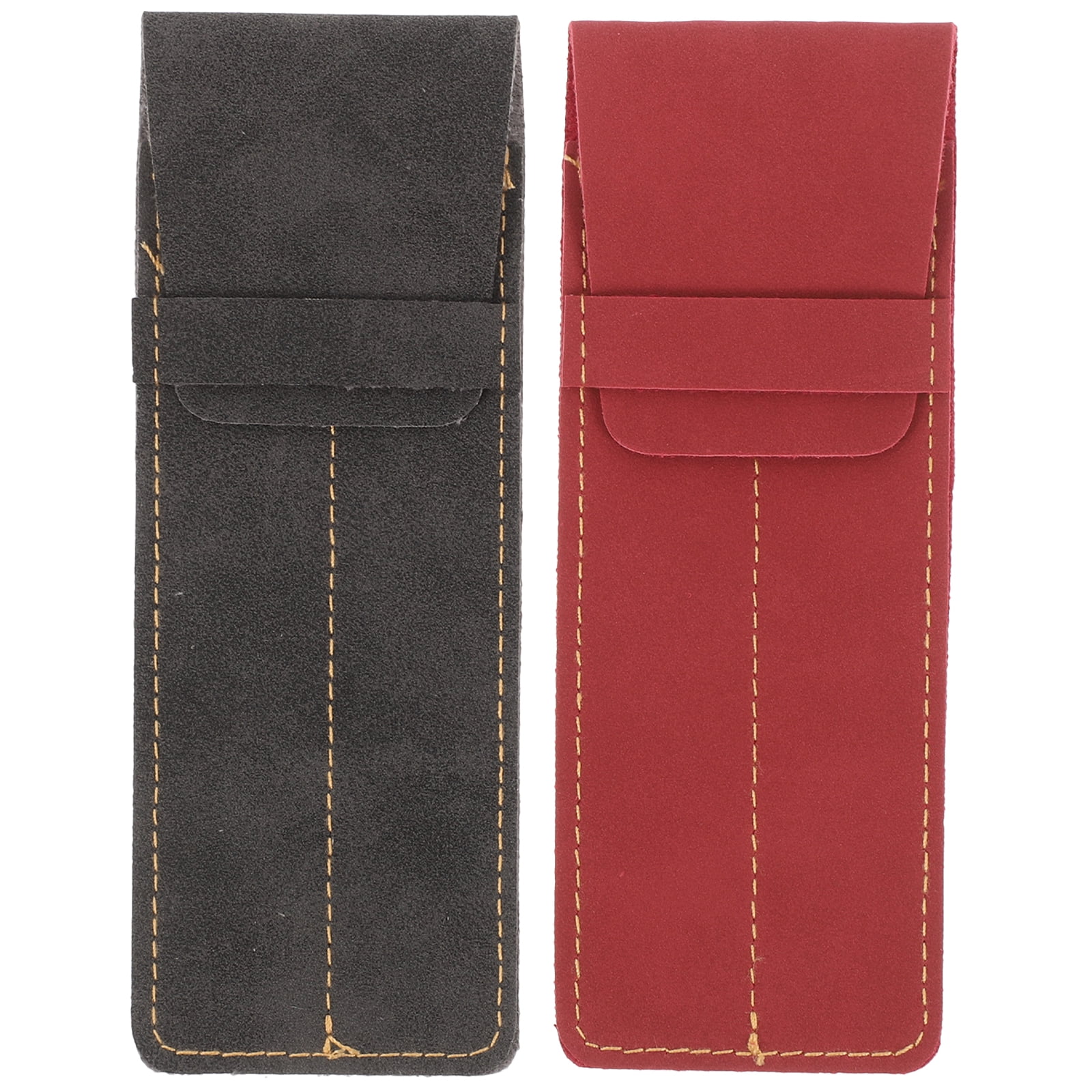 SENSETH 2pcs Pen Sleeve Fountain Pen Protective Pouch Leather Ballpoint ...