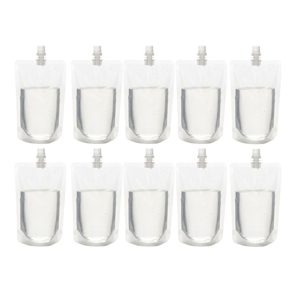 SENSETH 31pcs camping flask drinks flasks 300ml container take out bags ...