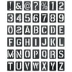 3" Cursive Alphabet Stencils by Craft Smart® - 45 designs - Walmart.com