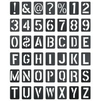 3" Cursive Alphabet Stencils by Craft Smart® - 45 designs - Walmart.com