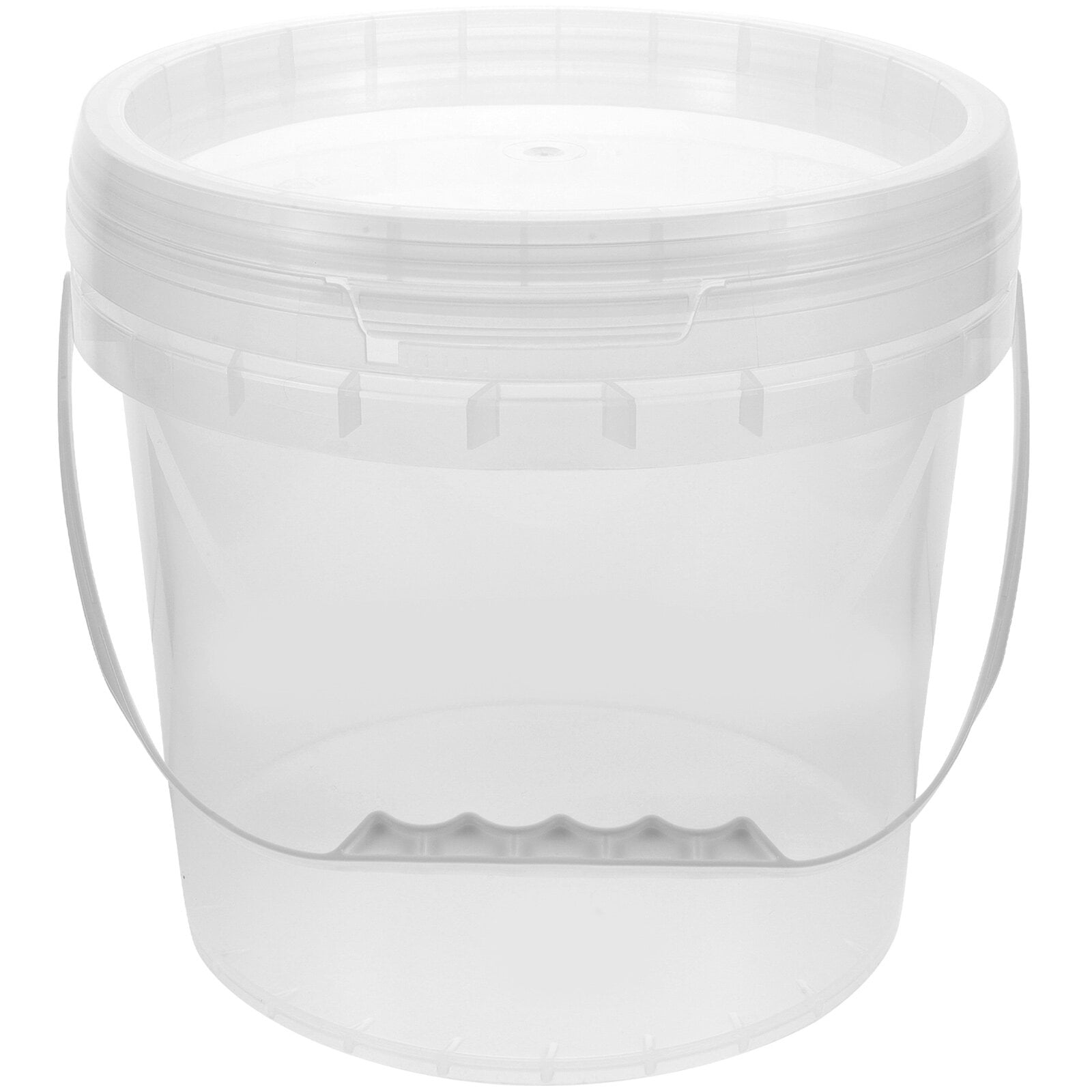 SENSETH 5L Plastic Paint Bucket with Lid & Handle - Rust Proof Can ...