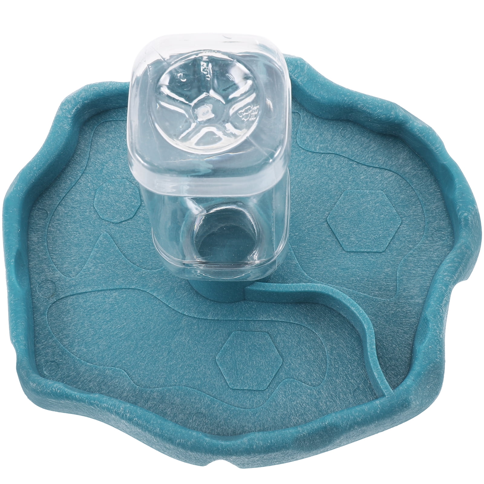 SENSETH Bearded Dragon Feed Dish Lizard Water Feeder Tortoise Water ...