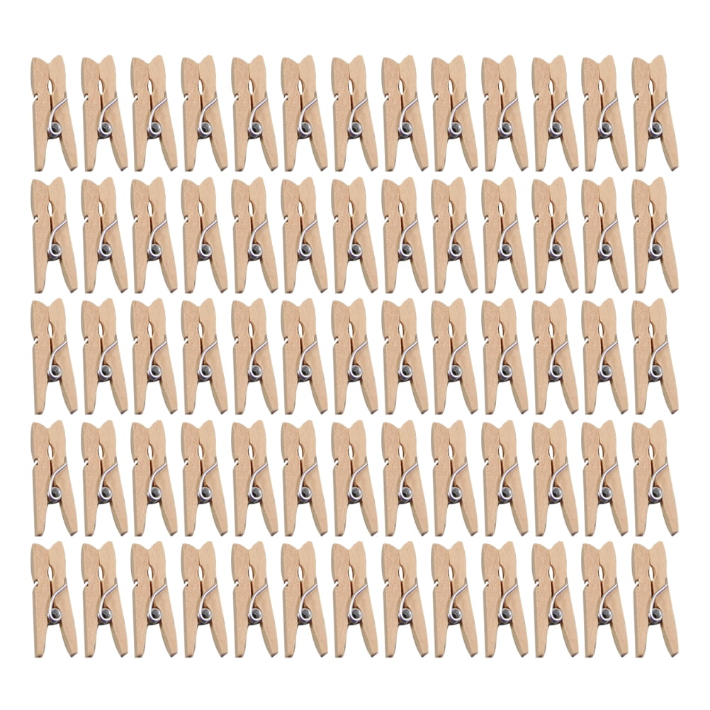 SENSETH Gatuida Clothes Pin Mini Photo Clips, 100 Pcs Mini for Photo ...