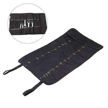 3U Canvas Roll up Tool Bag Wrench Roll Up Pouch Organizer Car Tool ...