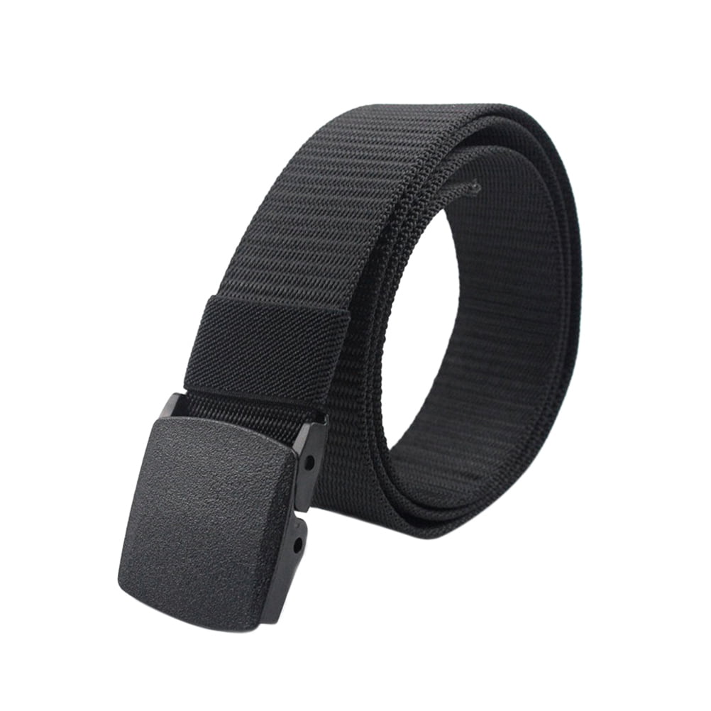 SENSETH Nylon Belt Waist Belt Plastic Buckle Casual Style Waist Belt ...