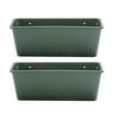 CobraCo FOE26-B 18 - 36 in. Adjustable Open End Flower Box, Black ...