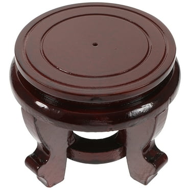 "Beautiful Hand Crafted Rosewood Oriental Vase Stand 7.5"" - Round ...