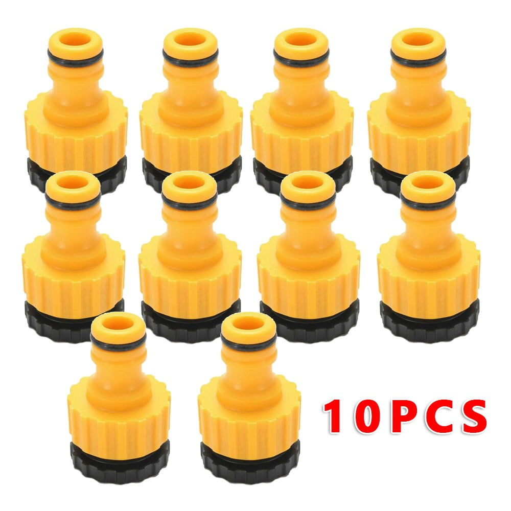 SENSHENGXIN 10pcs 1/2 3/4 Screw On Threaded Tap End Connector Garden ...