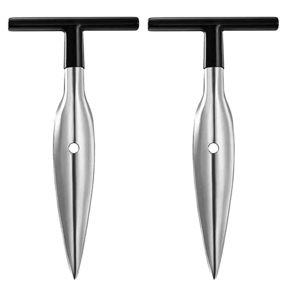 SENSHENGXIN 2 Pack Coconut Opener Tool Set,Stainless Steel Coco Nut ...