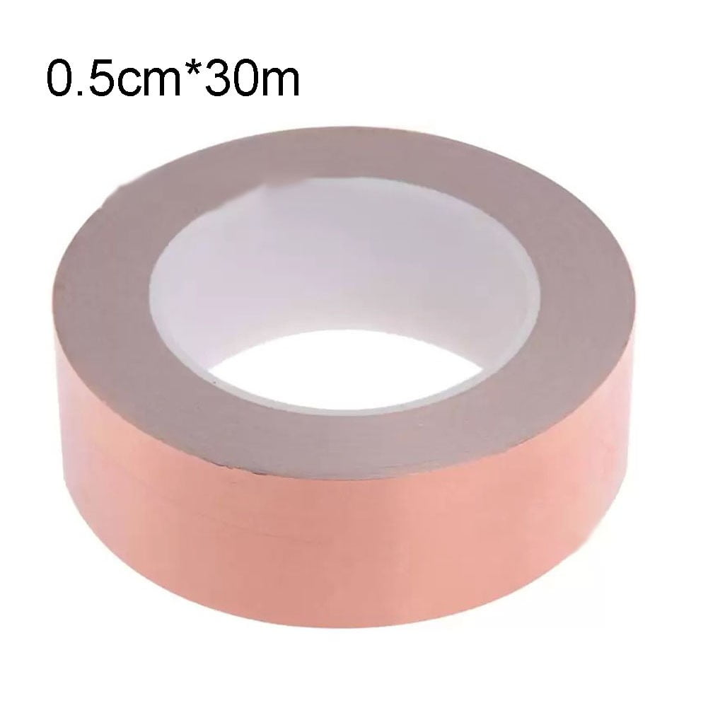 SENSHENGXIN 30 50M 5 6 10 20mm Copper Foil Tape Conductive Adhesive Shielding Guitar Repair ...