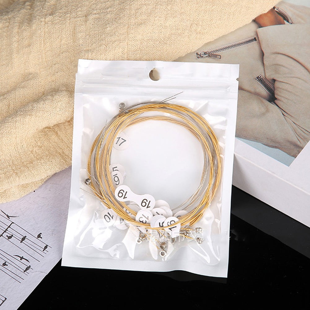 SENSHENGXIN 7-24-Strings Lyre Harp String Set Replacement Metal String ...