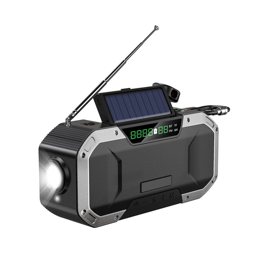 SENSHENGXIN Multi-Functional 5000Mah Solar Hand Crank Radio with Usb ...