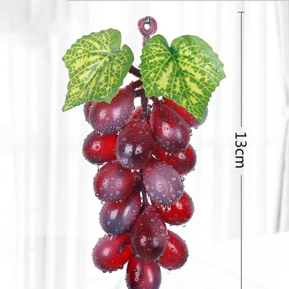 SENSHENGXIN Rubberized Plastic Hanging Grapes for Vintage Diy for Home ...