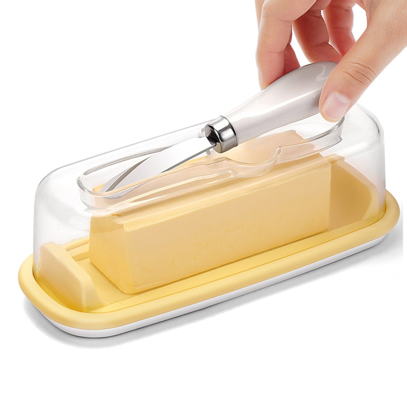 SENSHENGXIN Storage Container Sealed Butter Dish Cutter Home Kitchen ...
