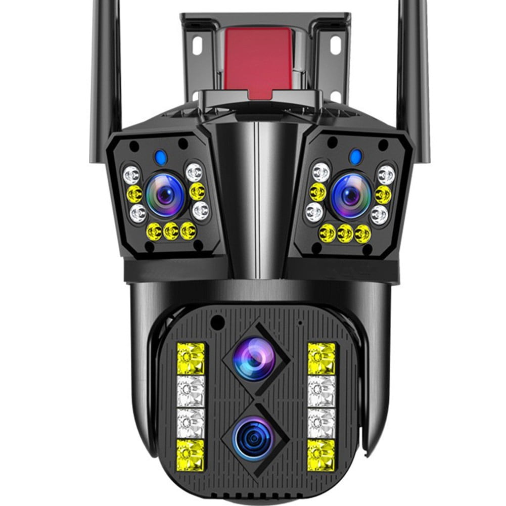 SENSHENGXIN Zoom Security Camera Surveillance Ai Track Four Lens Three ...