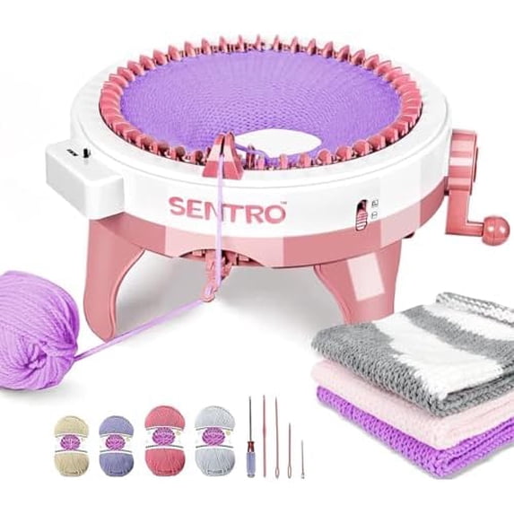 SENTRO Knitting Machine 48 Needles for Adults, Smart Automatic Circular ...