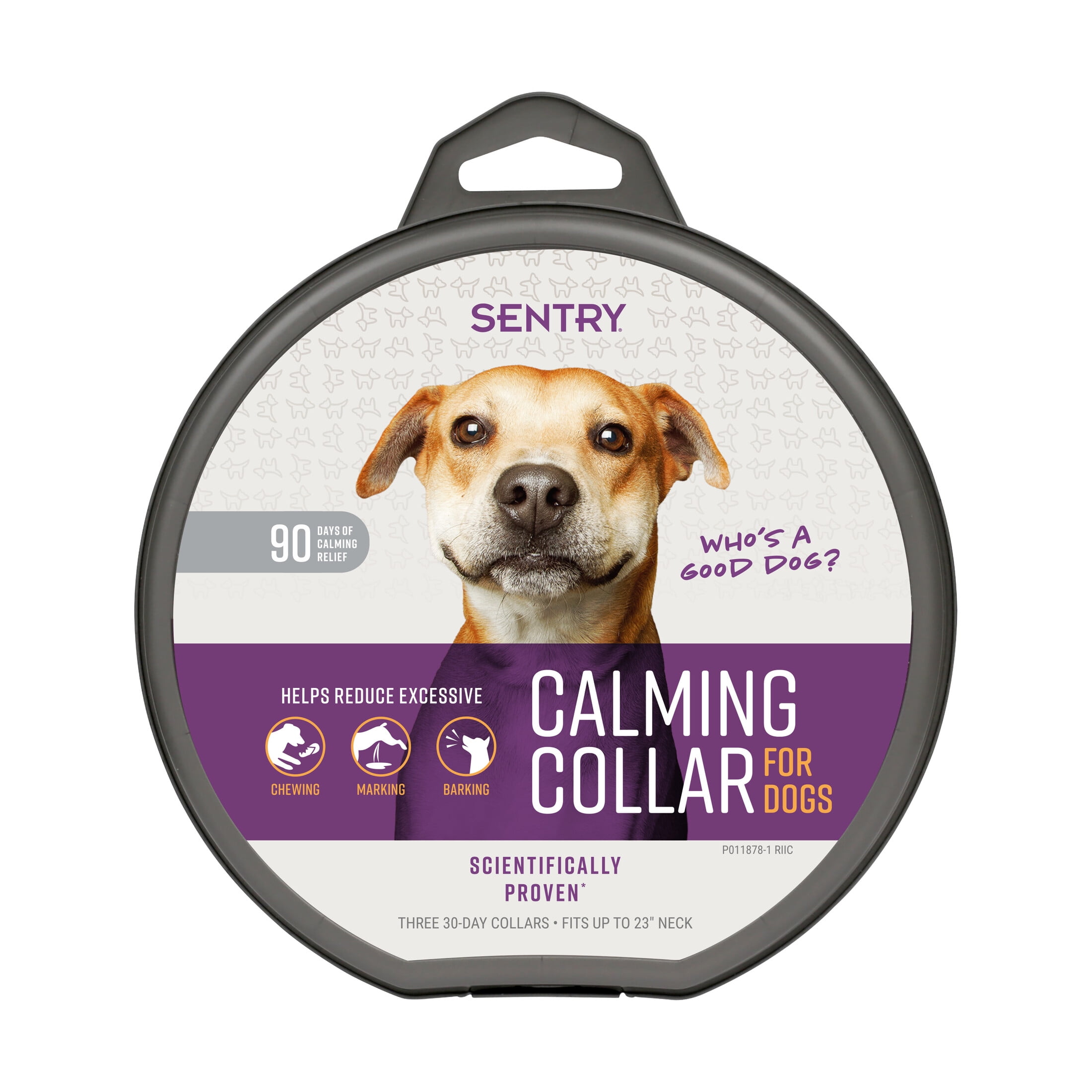 Sentry Calming Collar for Anxiety & Stress Relief Dogs, Suitable for ...