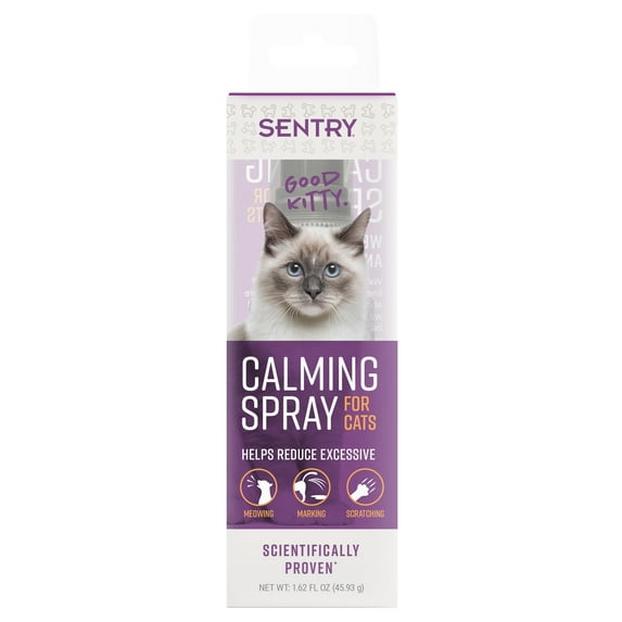 Sentry Calming Spray for Cats Reduce Stress Behaviors with Pheromone ...