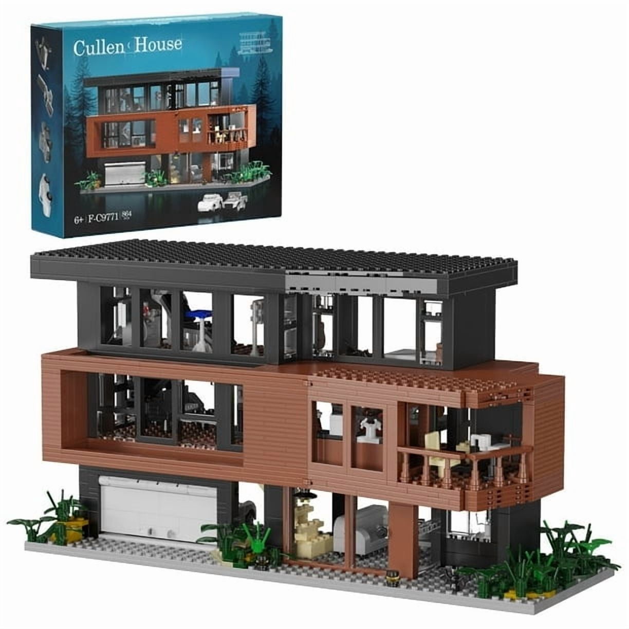 SENVOBK Cullen House Building Blocks Sets Villa Castle and Grounds ...