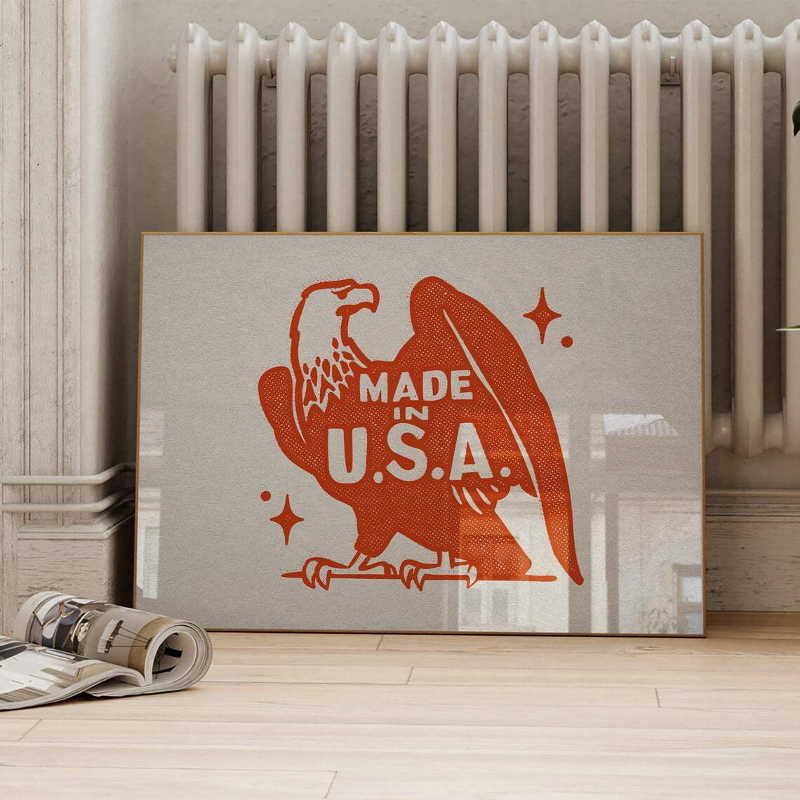 SEPT 4Th Of July Decor Vintage Made In Usa American Independence Day ...