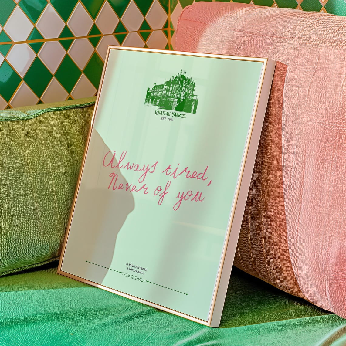 SEPT Always Tired, Never Of You, Handwritten Hotel Love Note Vintage ...