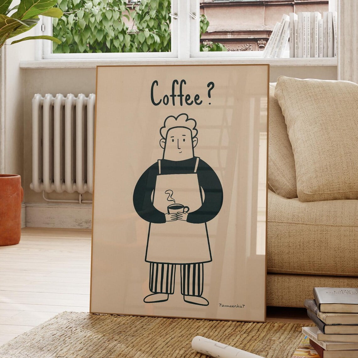 SEPT Barista Print - Coffee Poster, Barista Wall Art, Coffee Lover ...