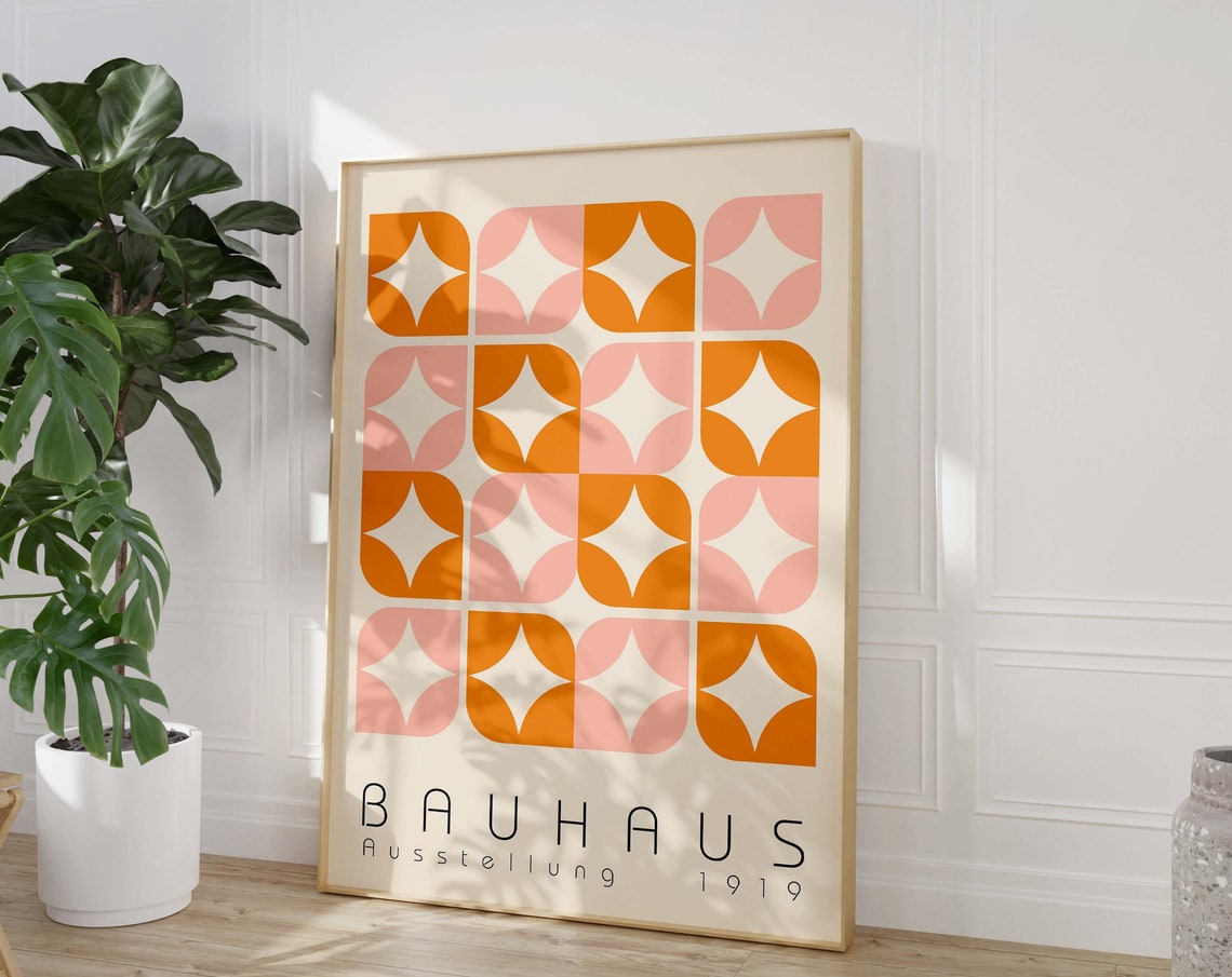 SEPT Bauhaus Printable Wall Art Print, Retro Design Poster, Mid Century ...
