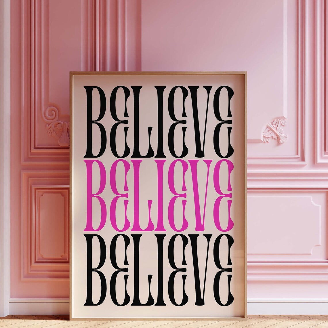 SEPT Believe Poster Printable, Positive Affirmation Poster, Quote Print ...
