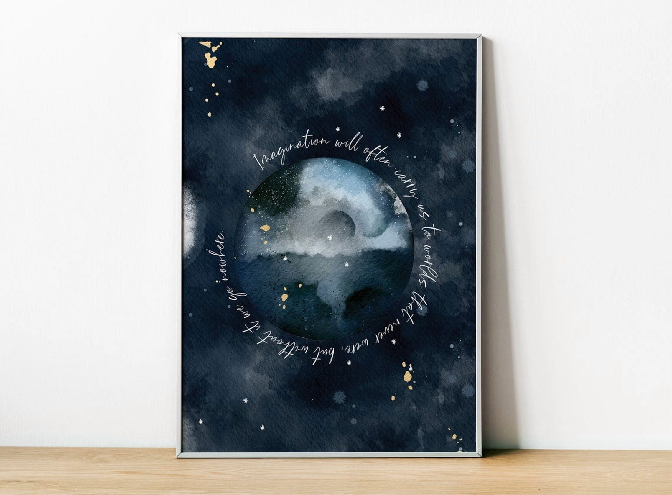 SEPT Carl Sagan Poster, Stars Universe Wall Decor Print, Imagination ...