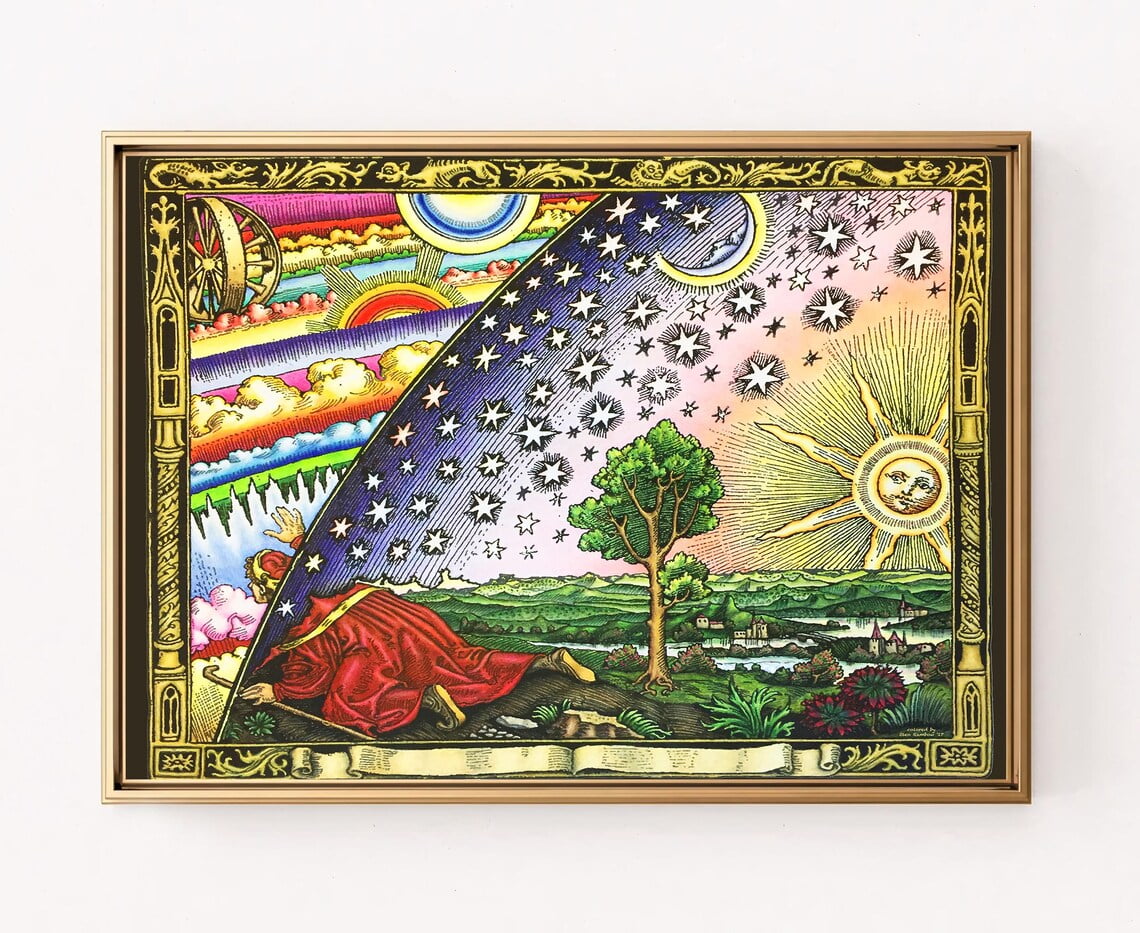 SEPT Celestial Quest: Inspired By Flammarion Engraving, Cosmic ...