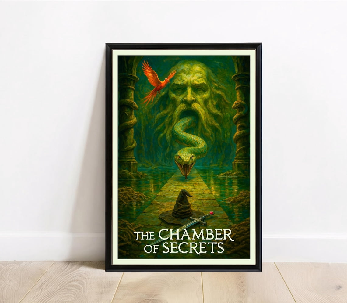 SEPT The Chamber Of Secrets Travel Poster Print - Harry Potter Basilisk ...