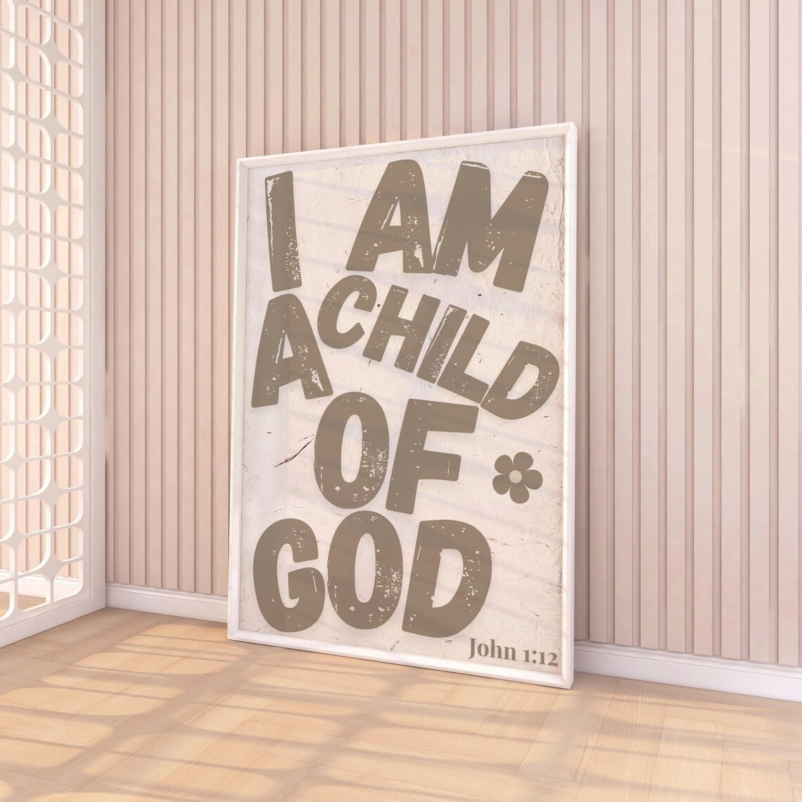 SEPT Child Of God Wall Art Printable Scripture Decor Bible Verse Poster ...