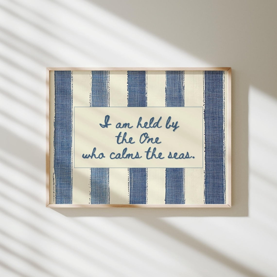 SEPT Christian Wall Art Horizontal Coastal Beach Art Fisherman ...