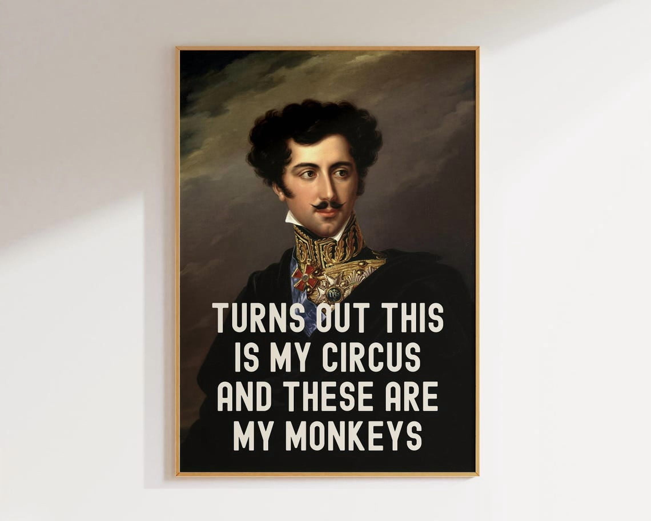 SEPT This Is My Circus These Are My Monkeys Wall Art Download, Funny ...