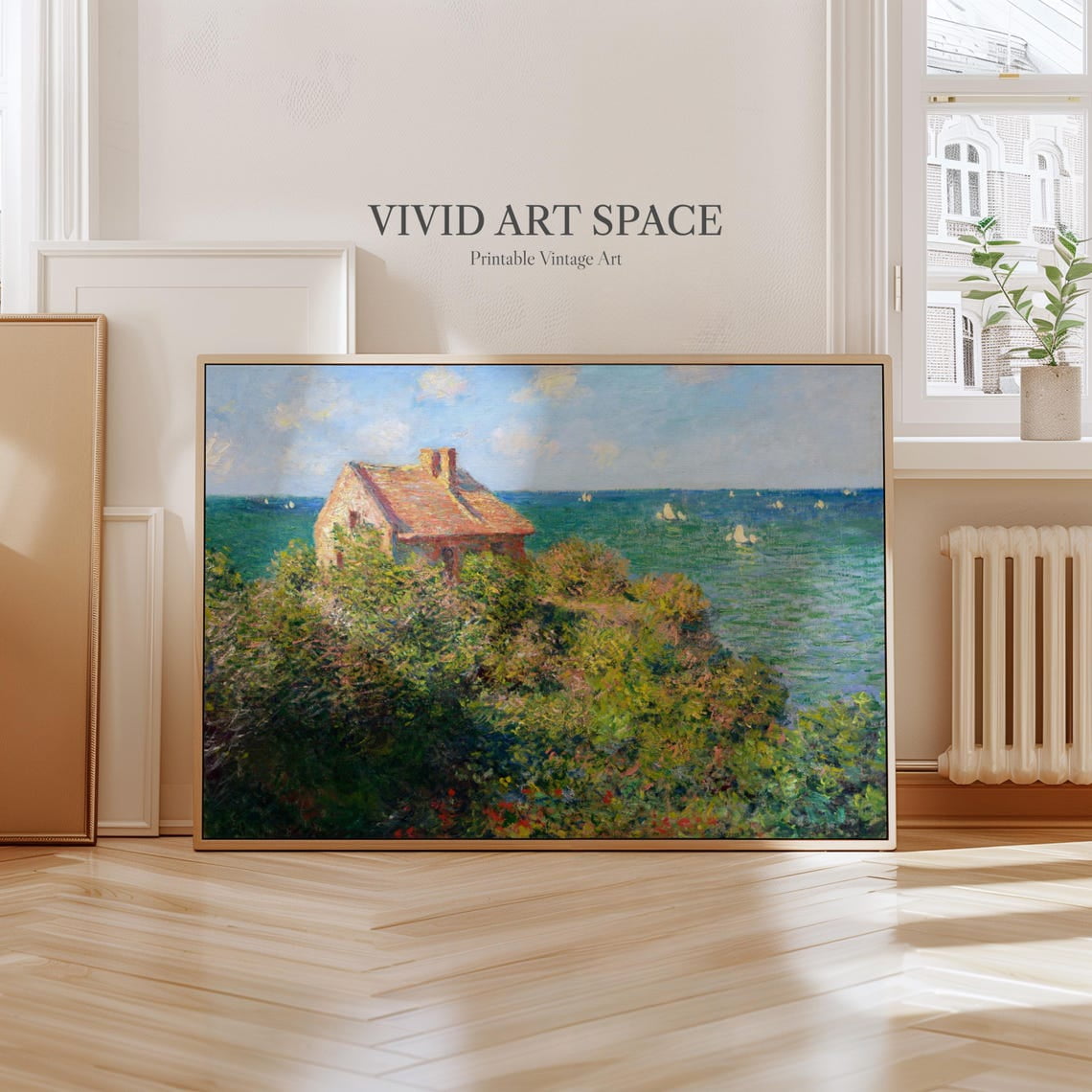 SEPT Claude Monet Painting Print - Fisherman'S Cottage Canvas Print Giclée Print Fine Art Print ...