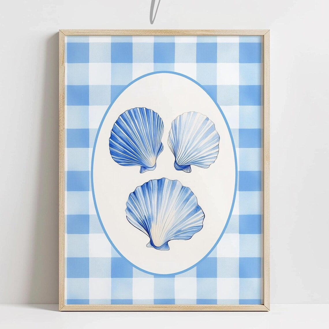 SEPT Coastal Chic Seashells Print, Printable Beachy Home Decor ...