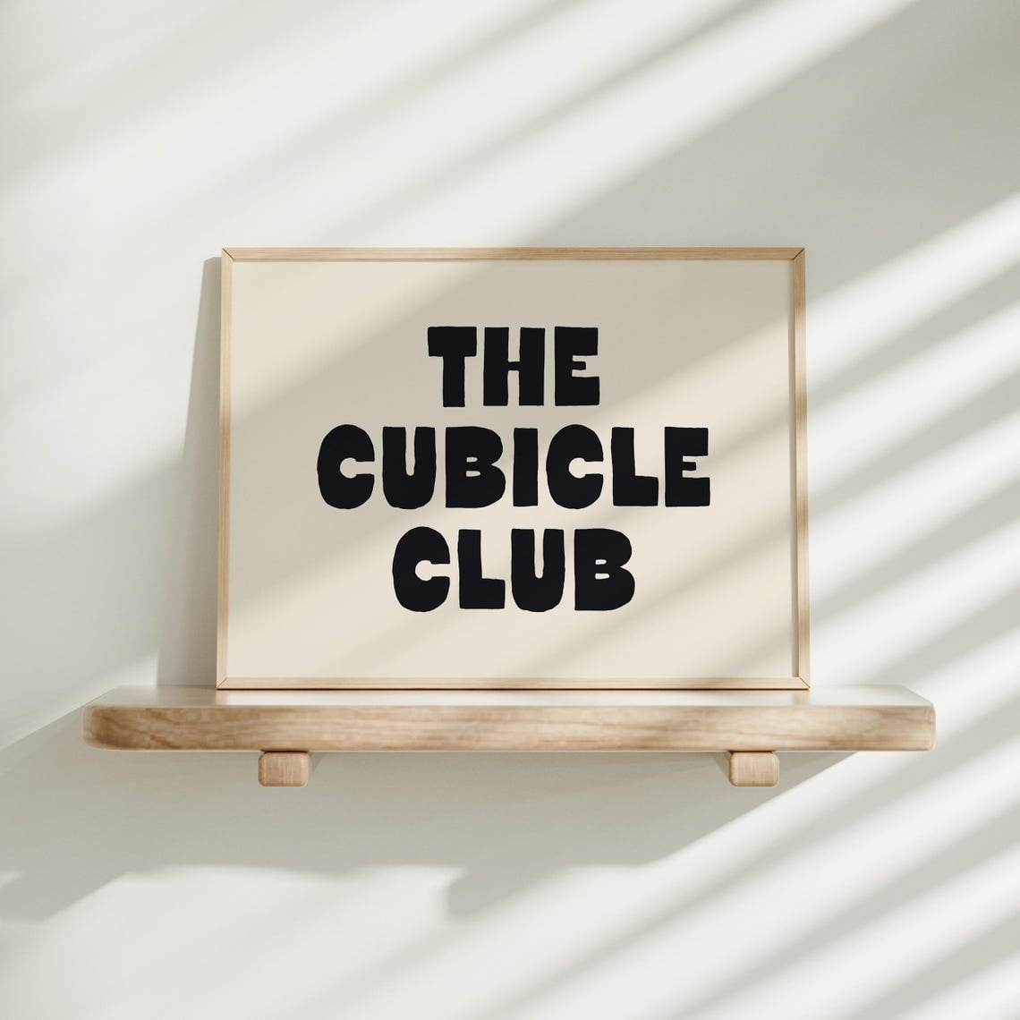 SEPT Cubicle Club Art Print, Funny Office Wall Art For Men Or Women ...