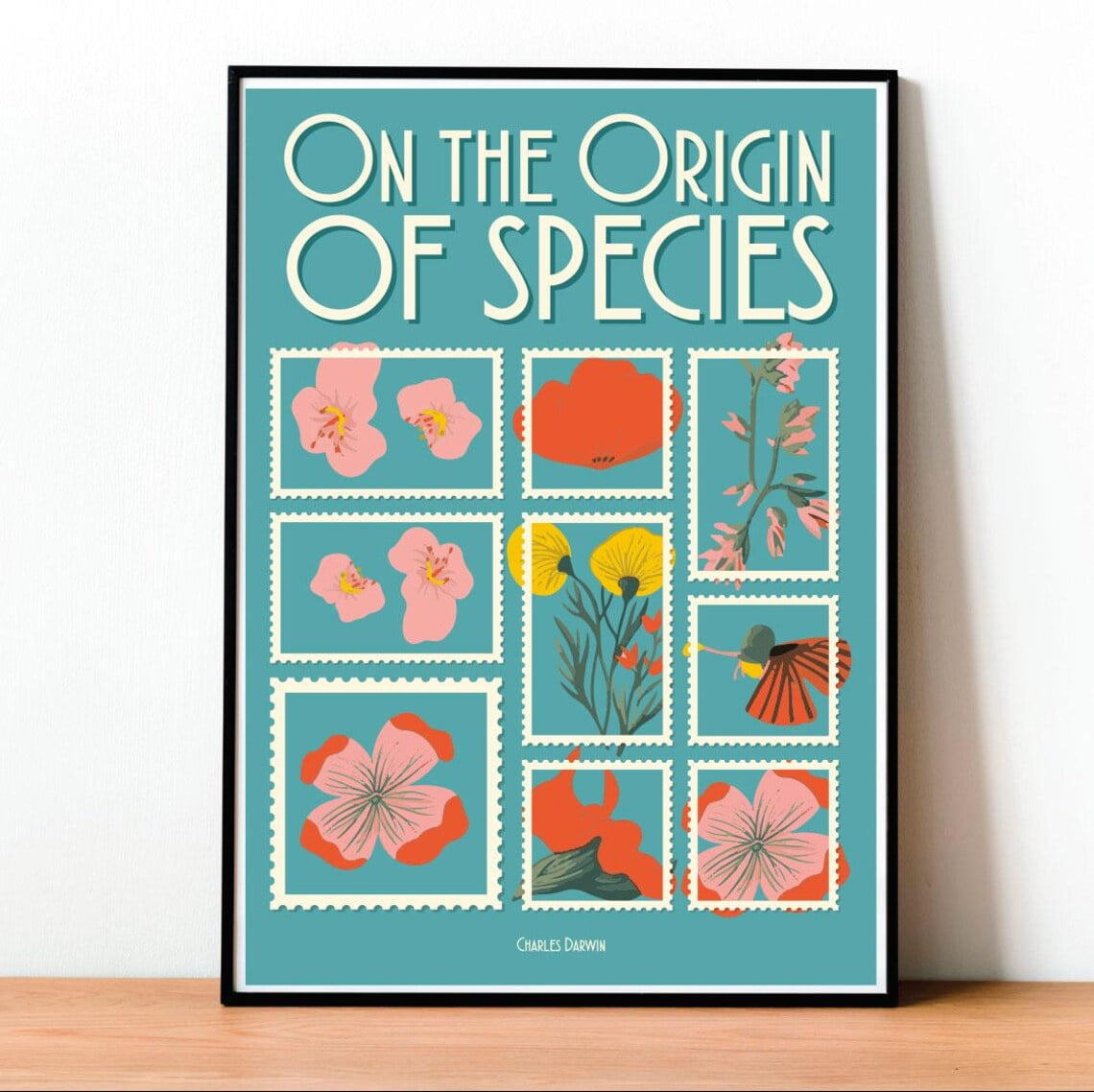 SEPT Darwin Poster, Origin Of Species Print, Evolution Art, Science ...
