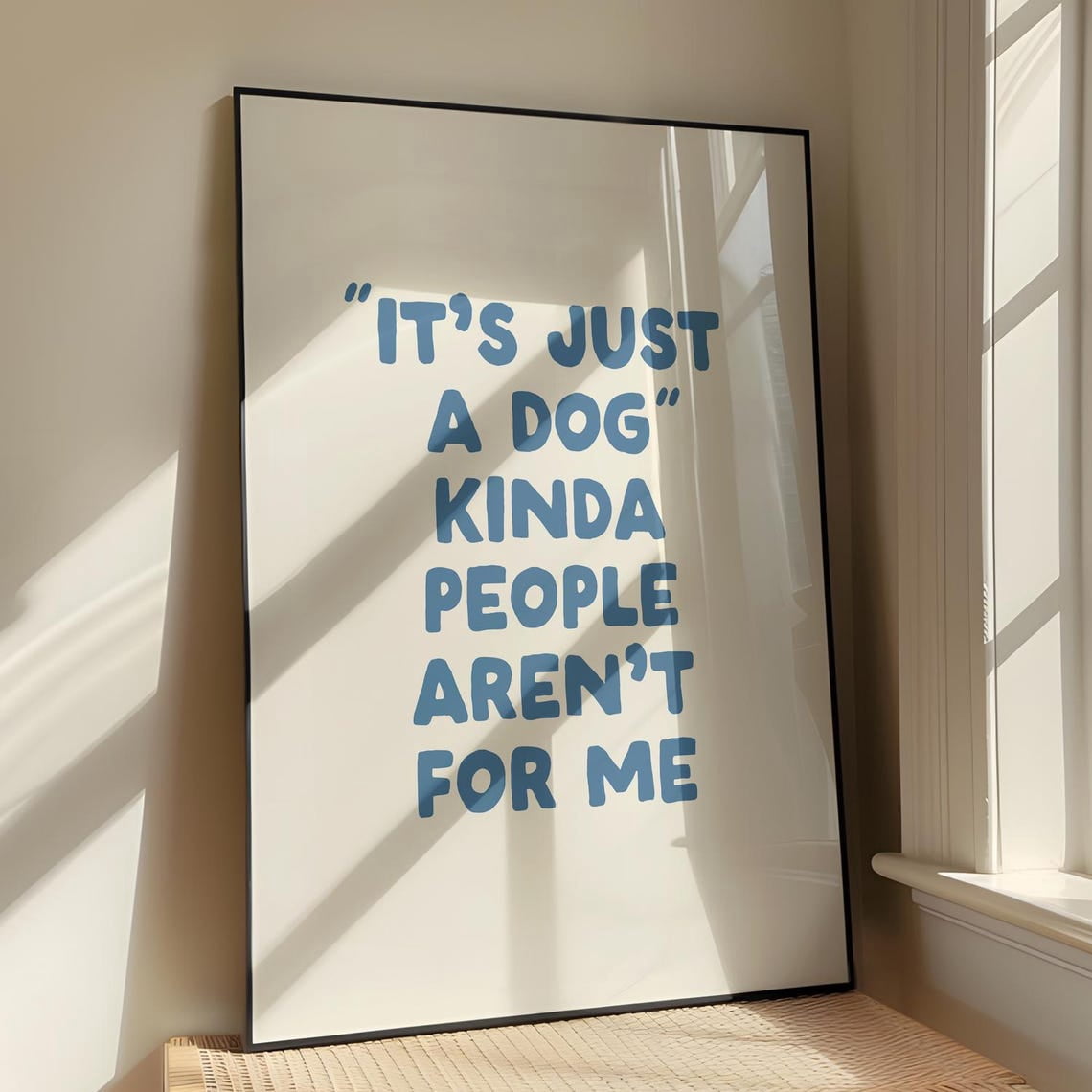 SEPT Dog Quote Printable Wall Art, Pet Poster, Quotes Print, Dog Wall ...