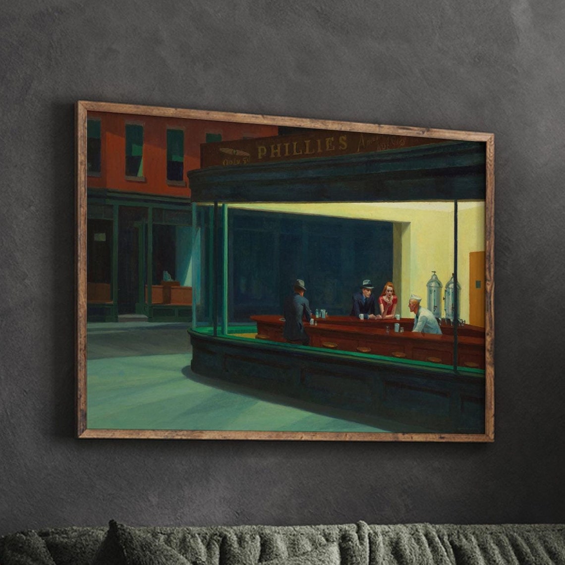 SEPT Edward Hopper Nighthawks, Hopper Print, Urban City Poster, Famous ...