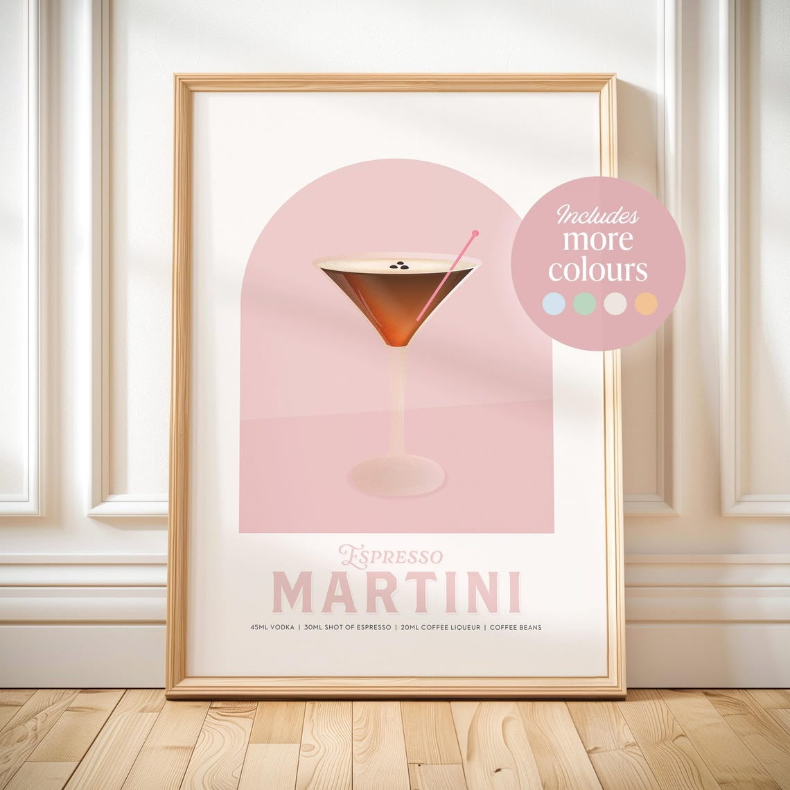 SEPT Espresso Martini Print Printable Cocktail Recipe Art Drinks Gift ...